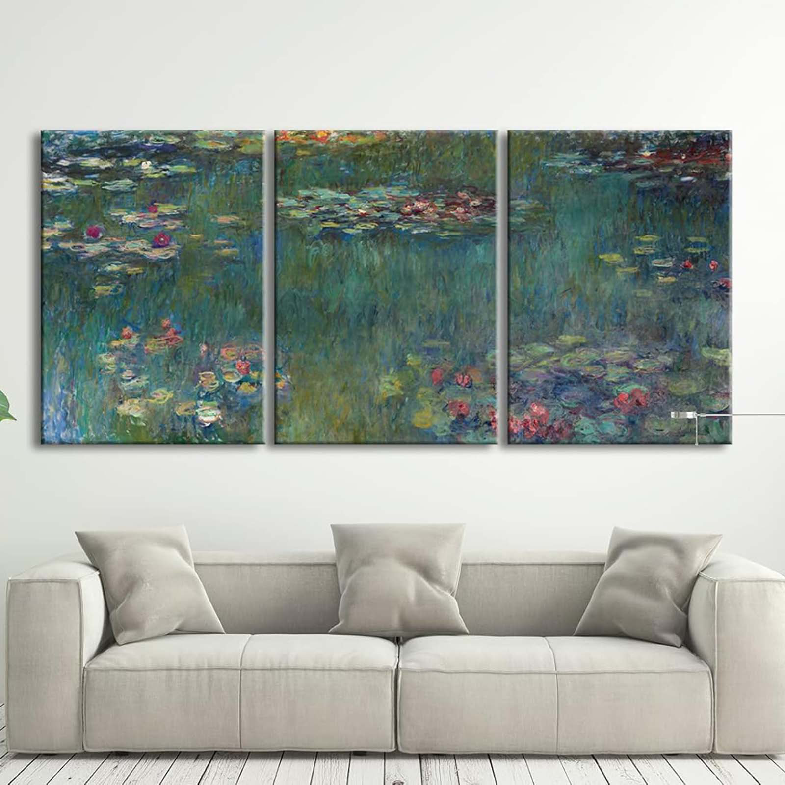 Red Barrel Studio® Water Lilies Canvas Prints Of Claude Monet Famous ...