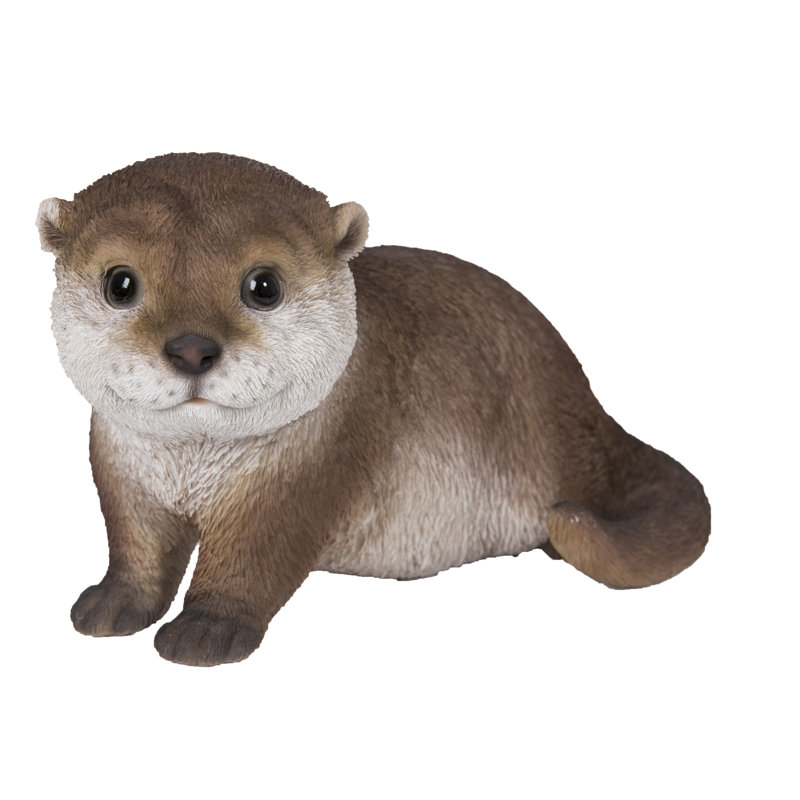 Hi-Line Gift Ltd. Otter Leaning Forward Animal Statue & Reviews | Wayfair