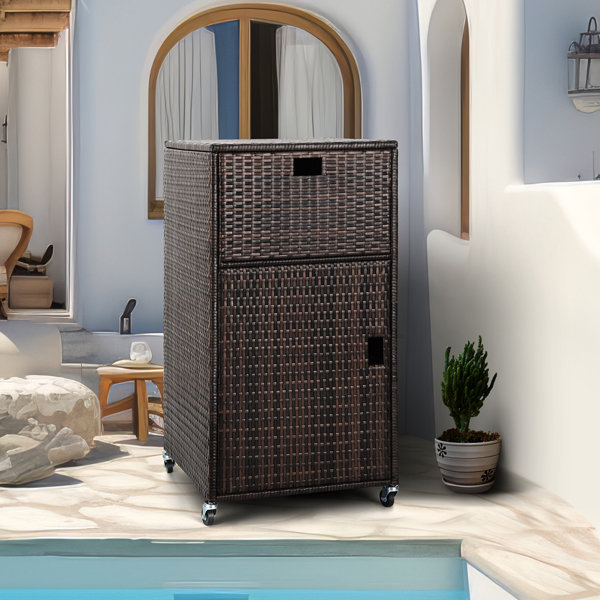 Patio Novagarden Outdoor Towel Rack For Pool Outdoor Pool Towel Storage ...