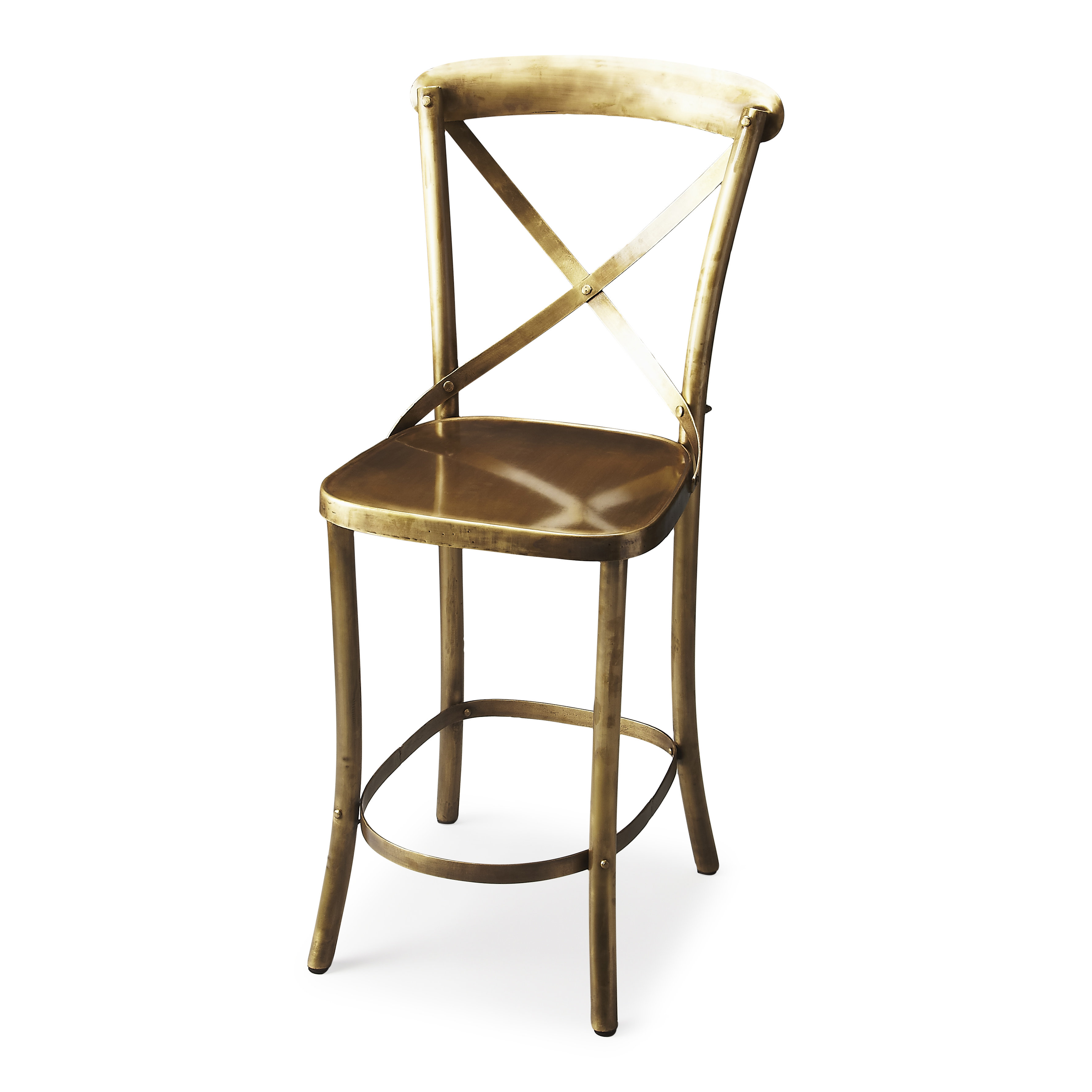 Butler Bennington Antique 24" Counter Stool & Reviews | Perigold
