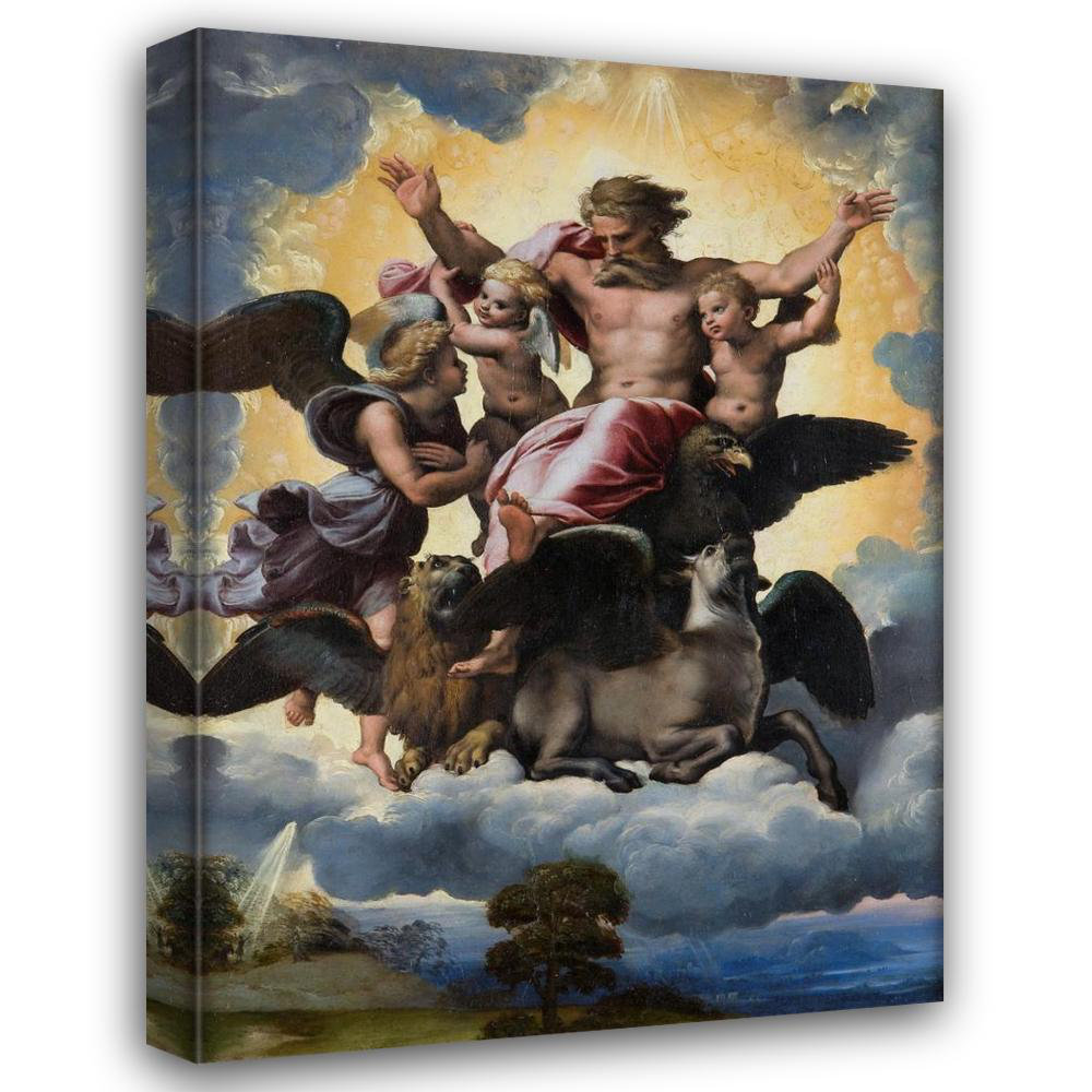 Astoria Grand "Ezekiel's Vision" by Raphael - Gallery Wrap Canvas Wall ...