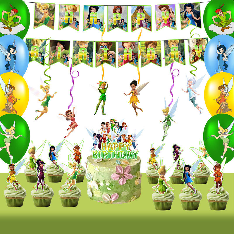 Lumcrajems Tinker Bell Party Decorations Tinker Bell Party Balloons ...
