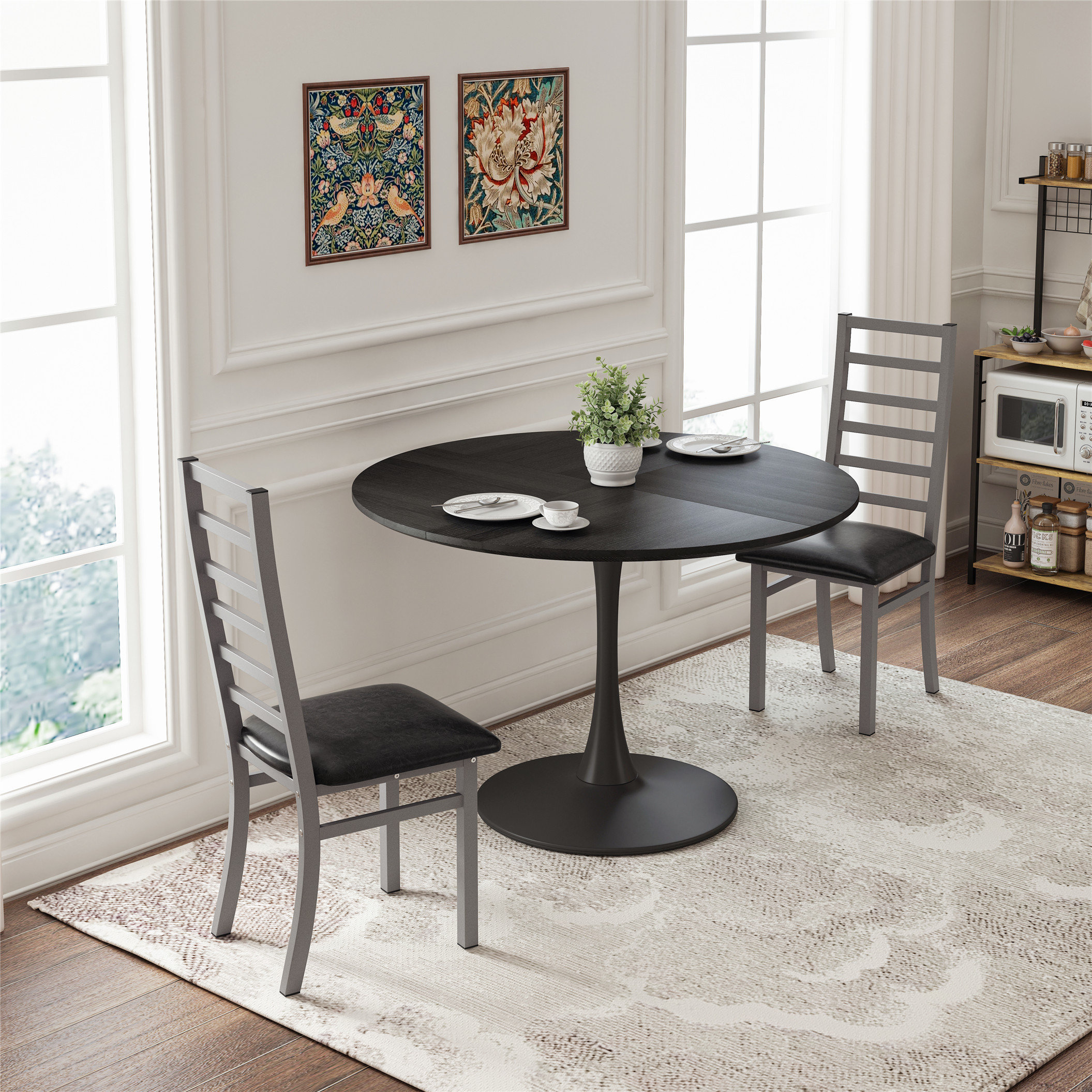 Latitude Run® Versatile Dining Table Set for Various Spaces, Enhancing ...