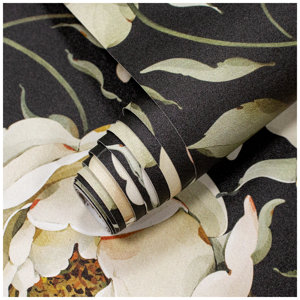 House of Hampton® Firasat 10' L x 17.7" W Textured Peel and Stick ...