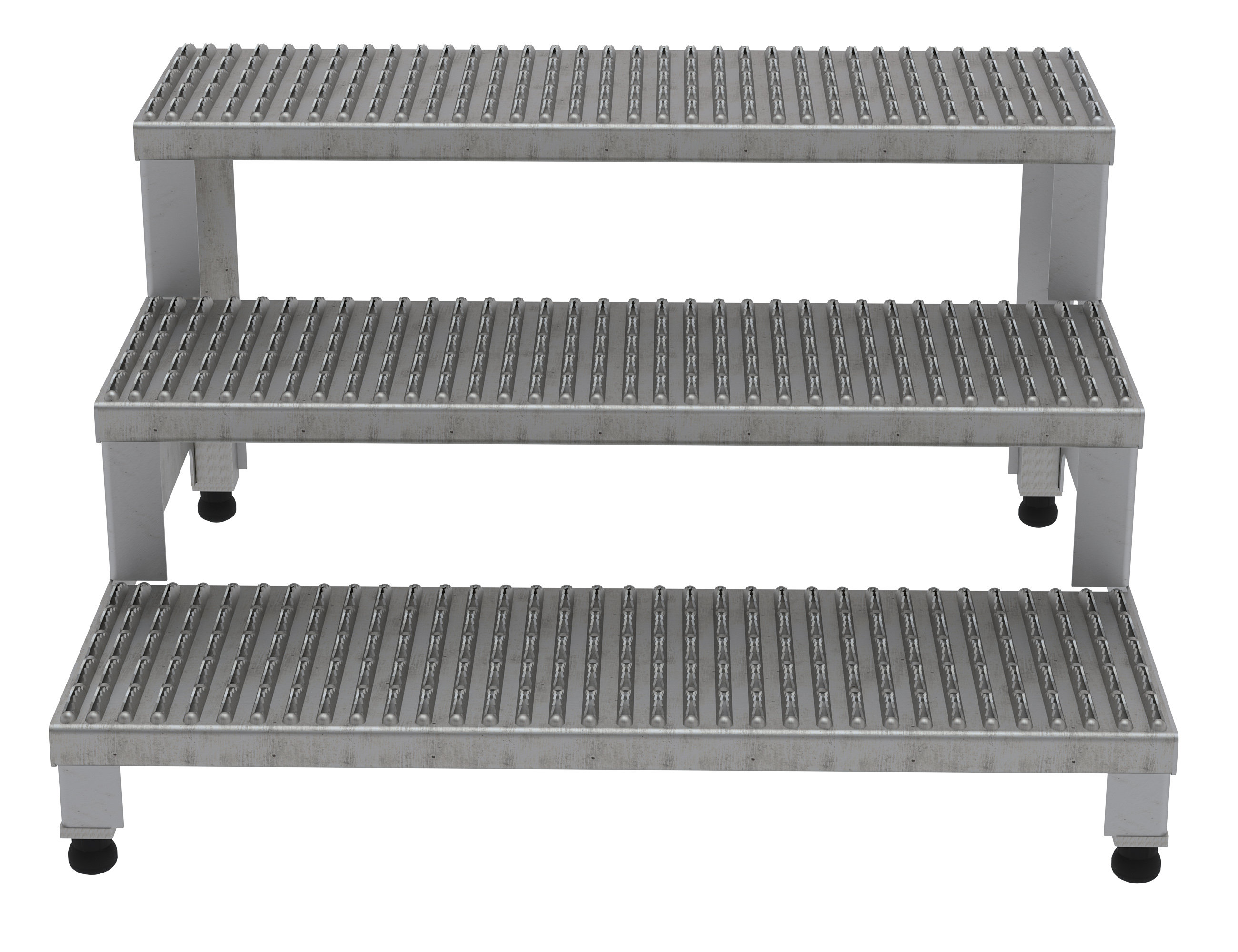 Vestil ADJ SS STEP MATE STAND 3 STEP 35.75 X 33.87 IN | Wayfair