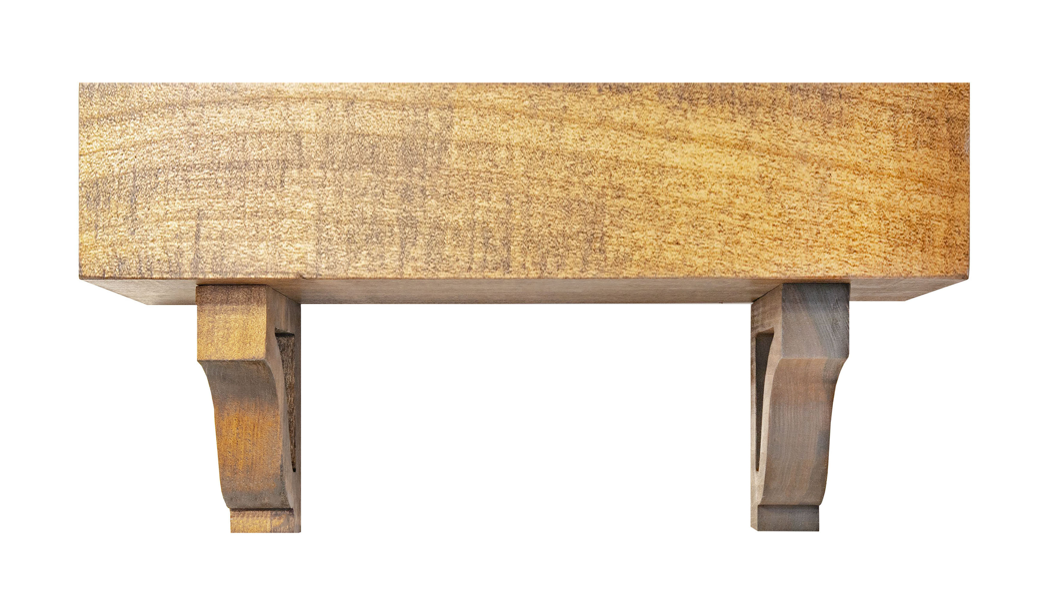 Canora Grey Poplar Floating Shelves W/Corbels | Wayfair