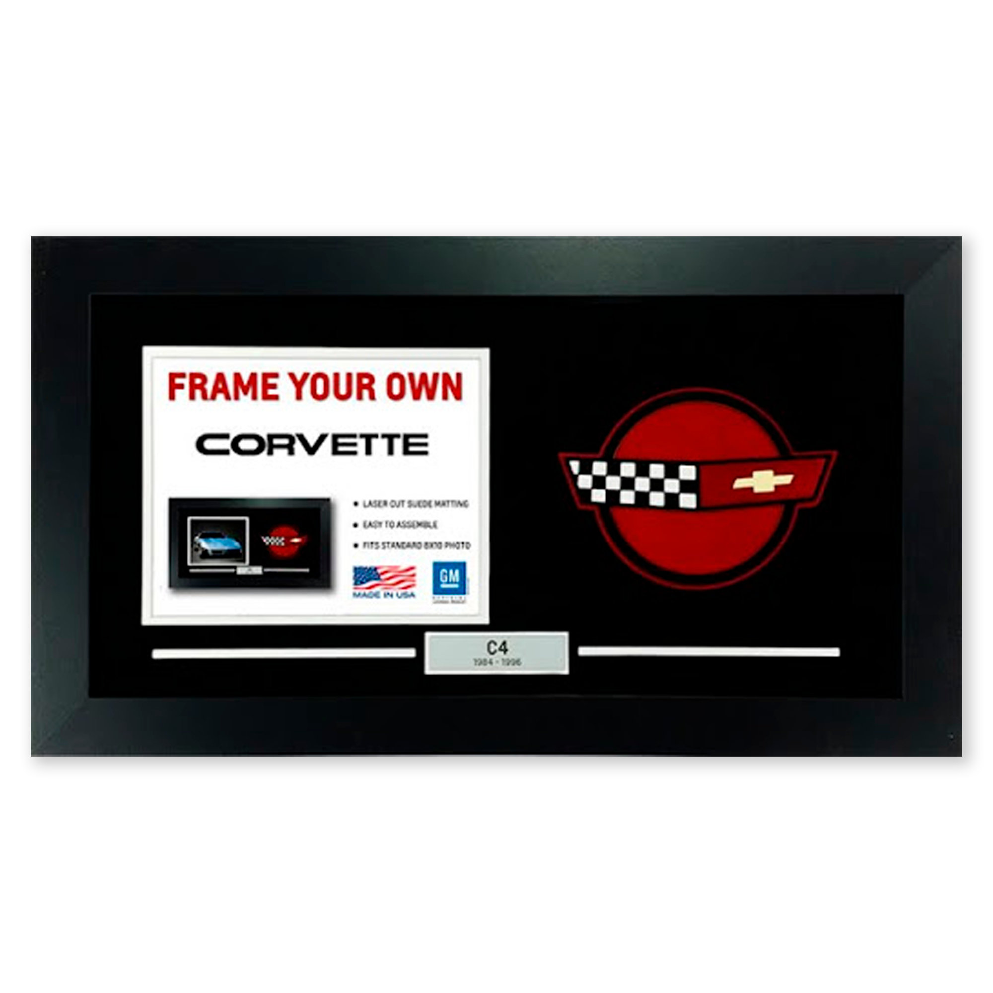 Second Story Collection 4th Generation Corvette Framed On Paper Print ...
