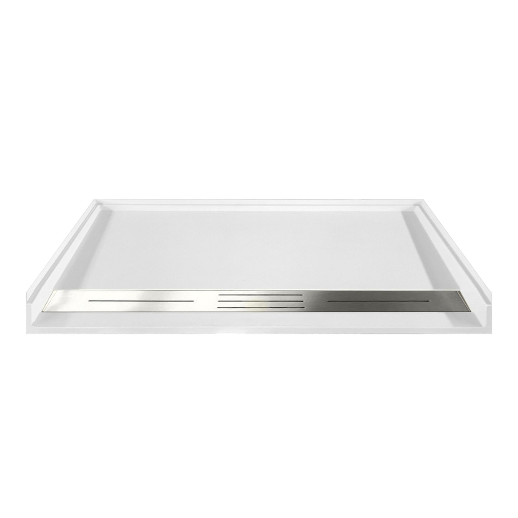 Transolid 61.5-in x 31.5-in Trench Drain Shower Base | Wayfair