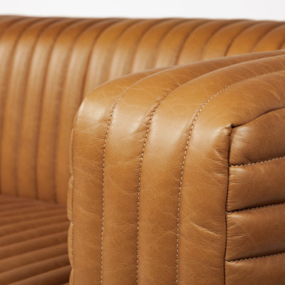 Trent Austin Design® Mcnew Leather Sofa & Reviews | Wayfair