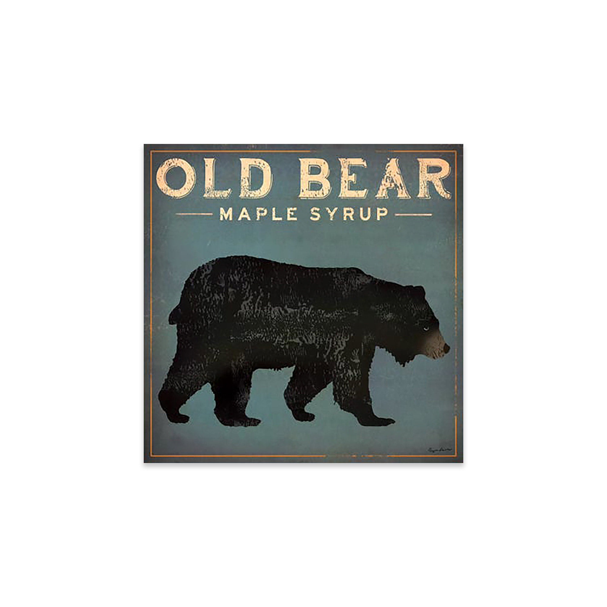 Millwood Pines Old Bear Maple Syrup Print On Acrylic Glass | Wayfair