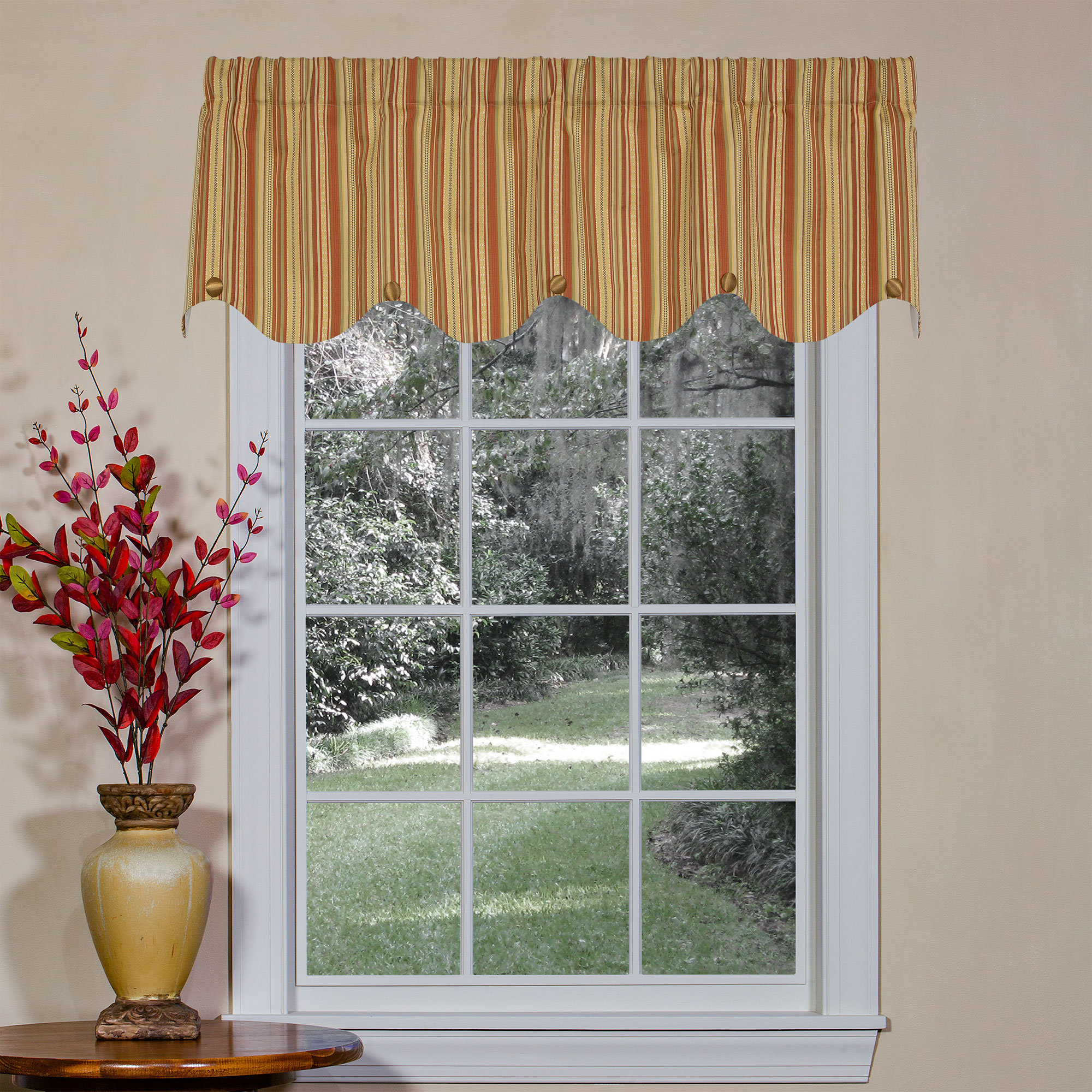thomasville at home Erin 66" Window Valance | Wayfair