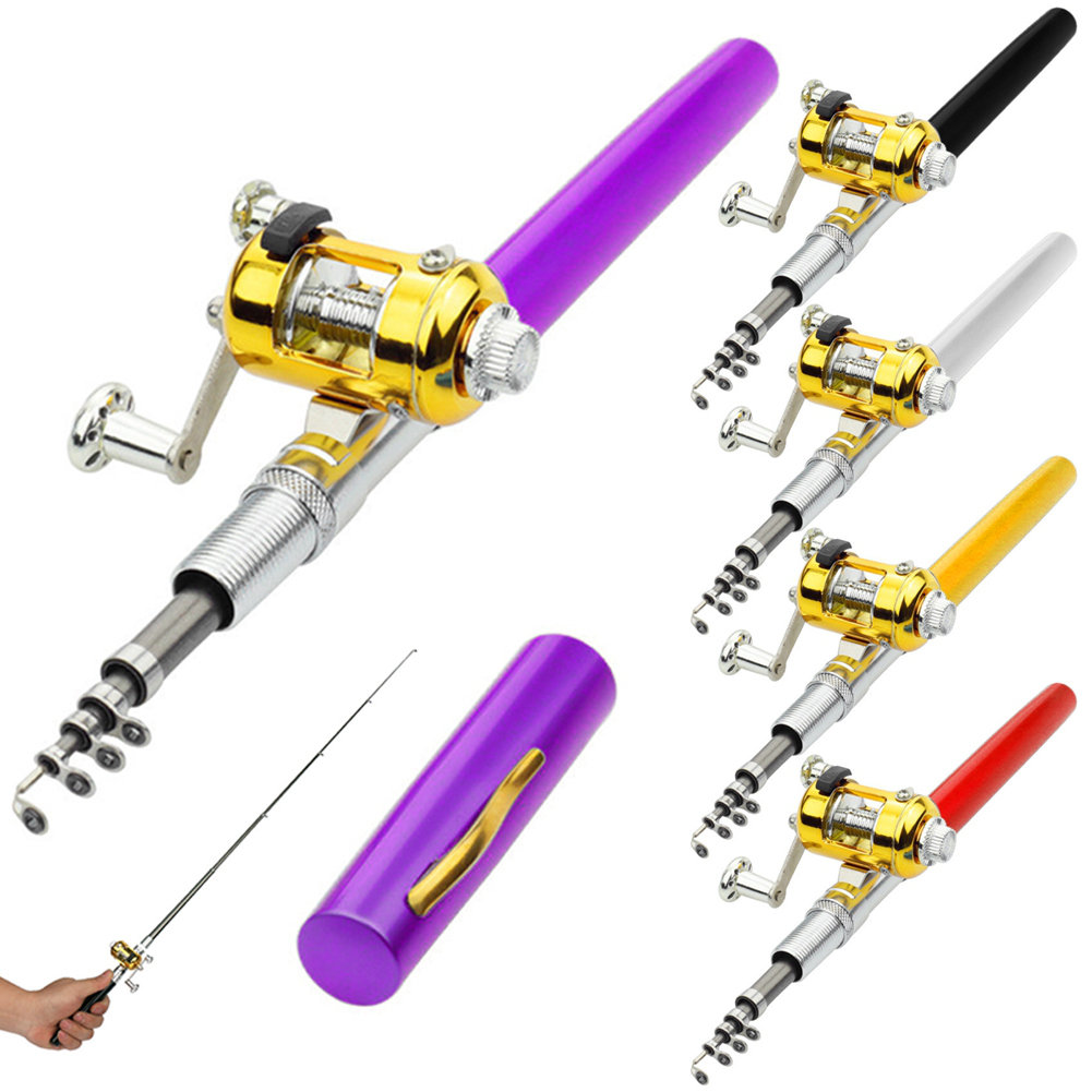 ELEOPTION 1 Set Fishing Pole Reel High Durability Abrasion Resistant ...