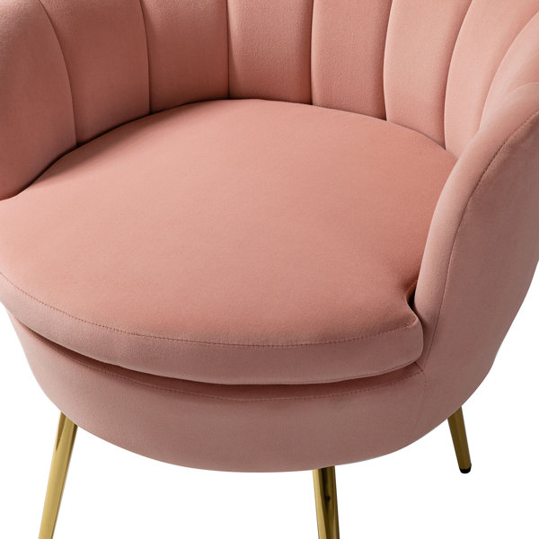 Etta Avenue™ Hendrix Velvet Barrel Chair & Reviews | Wayfair