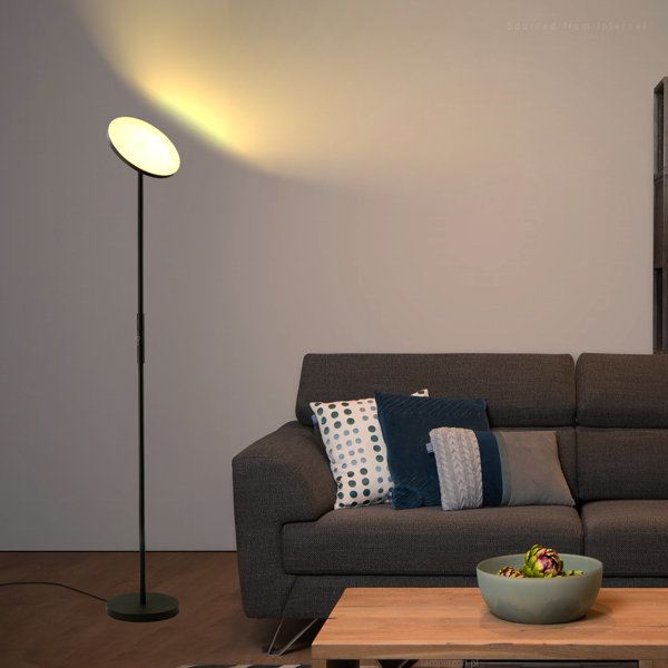 Latitude Run® Doruk 30W LED Torchiere Floor Lamp, Dimmable, 2400lm, 69 ...