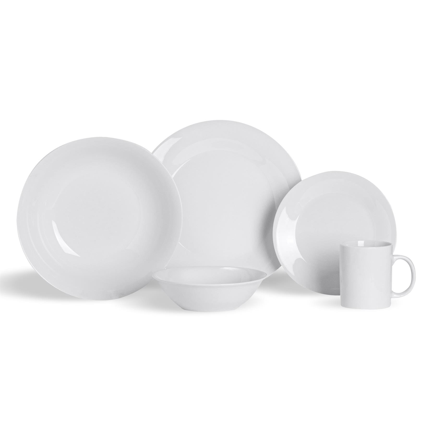 Argon Tableware - 30 Piece Classic White Dinner Set | Wayfair.ie