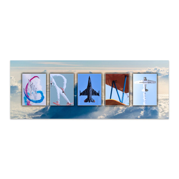 Ebern Designs Aviation & Airplane Personalized Name Art Print for ...