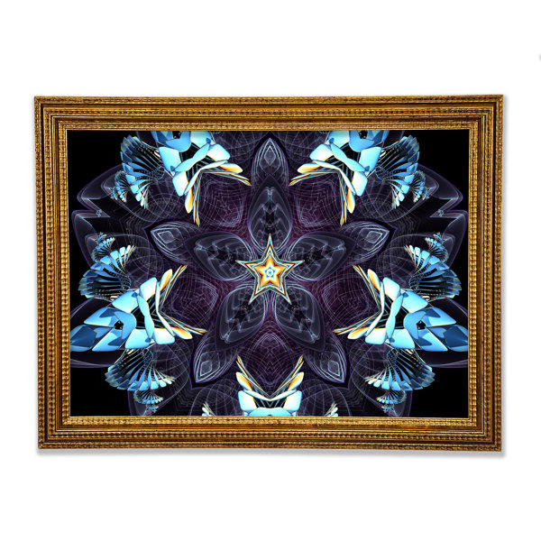 Bright Star Sacred Geometry - Single Picture Frame Art Prints | Wayfair ...