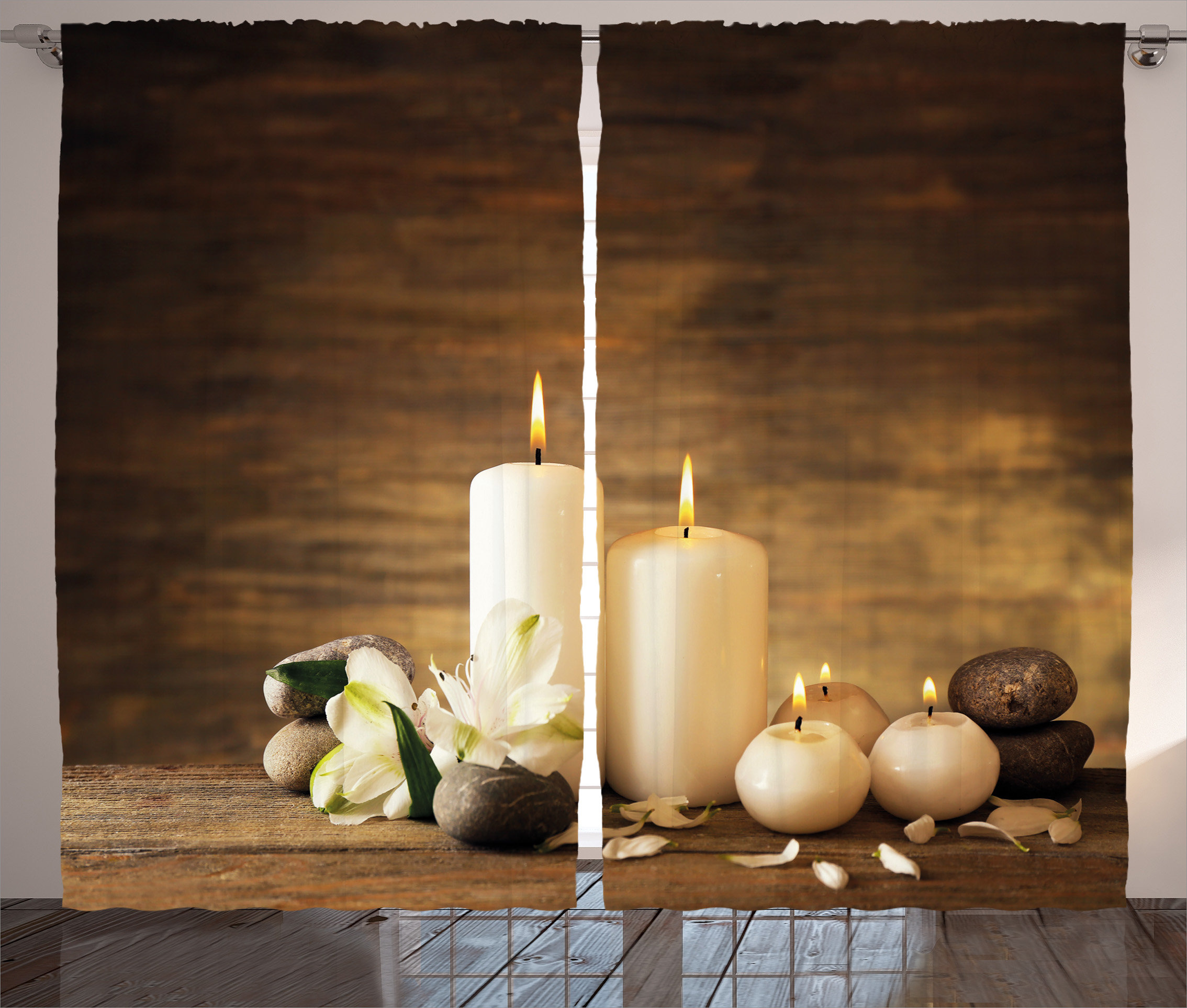 East Urban Home Spa Winter Valentines Day Couples Themed Candle Flowers ...