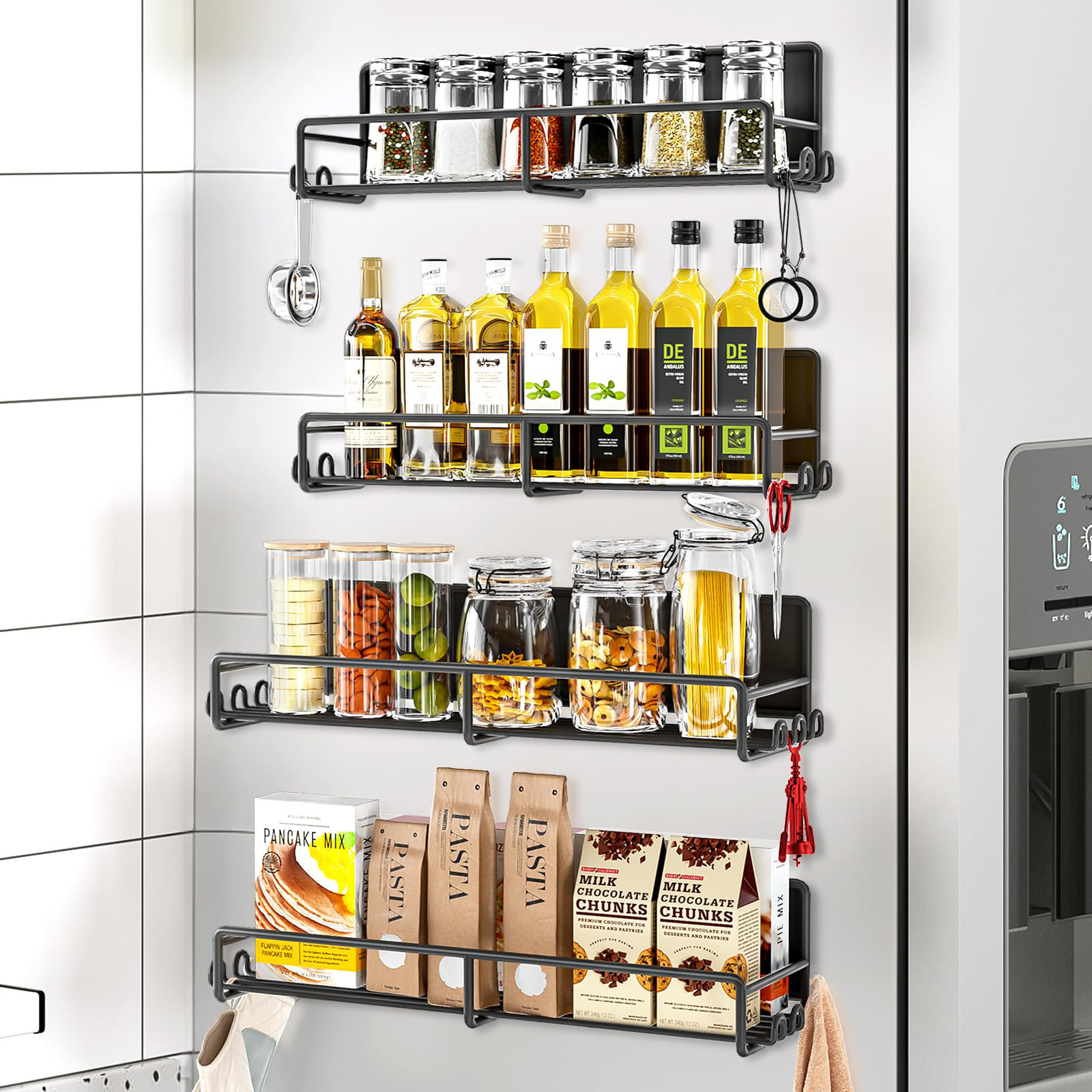 Mint Pantry® Wall Mounted Optional Spice Rack | Wayfair