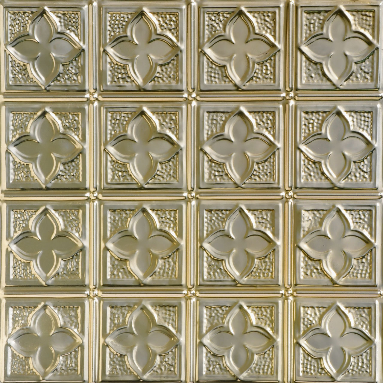 FromPlainToBeautifulInHours Clover 2 ft. x 2 ft. Nail-Up Tin Ceiling ...