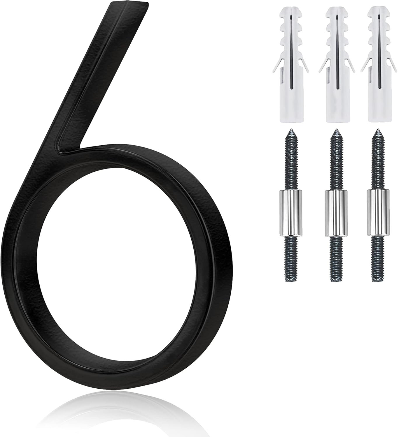 Amzico Stainless Steel Floating House Number, Metal Modern House ...