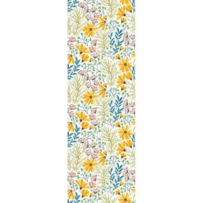 August Grove® Malick Peel & Stick Floral Roll | Wayfair
