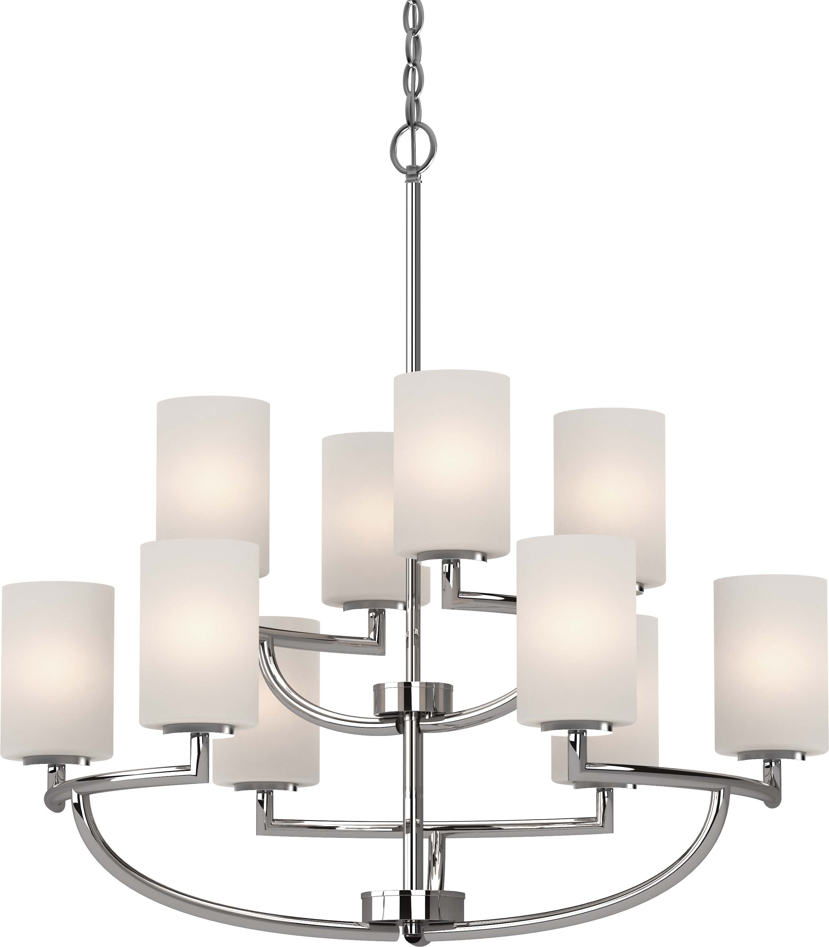 Breakwater Bay Singh 10-Light Shaded Chandelier | Wayfair