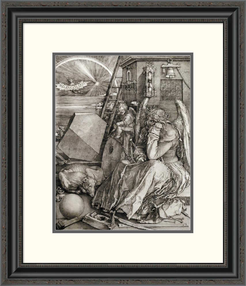 Global Gallery 'Melancholia' by Albrecht Durer Framed Painting Print ...