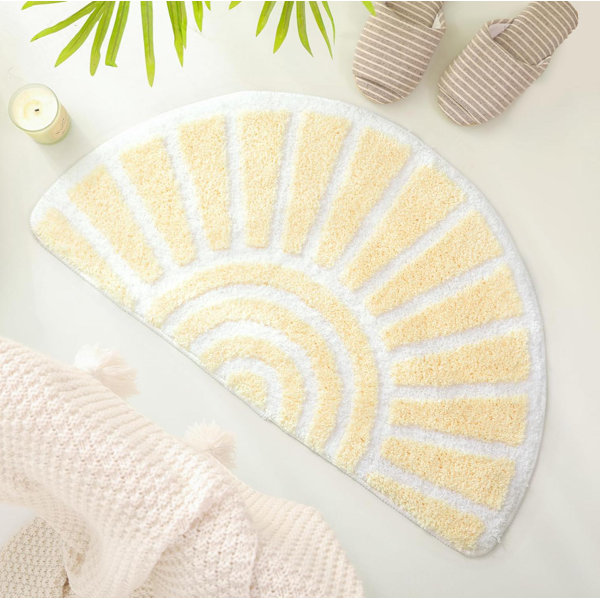 Semi-circle Bath Rugs & Mats You'll Love | Wayfair
