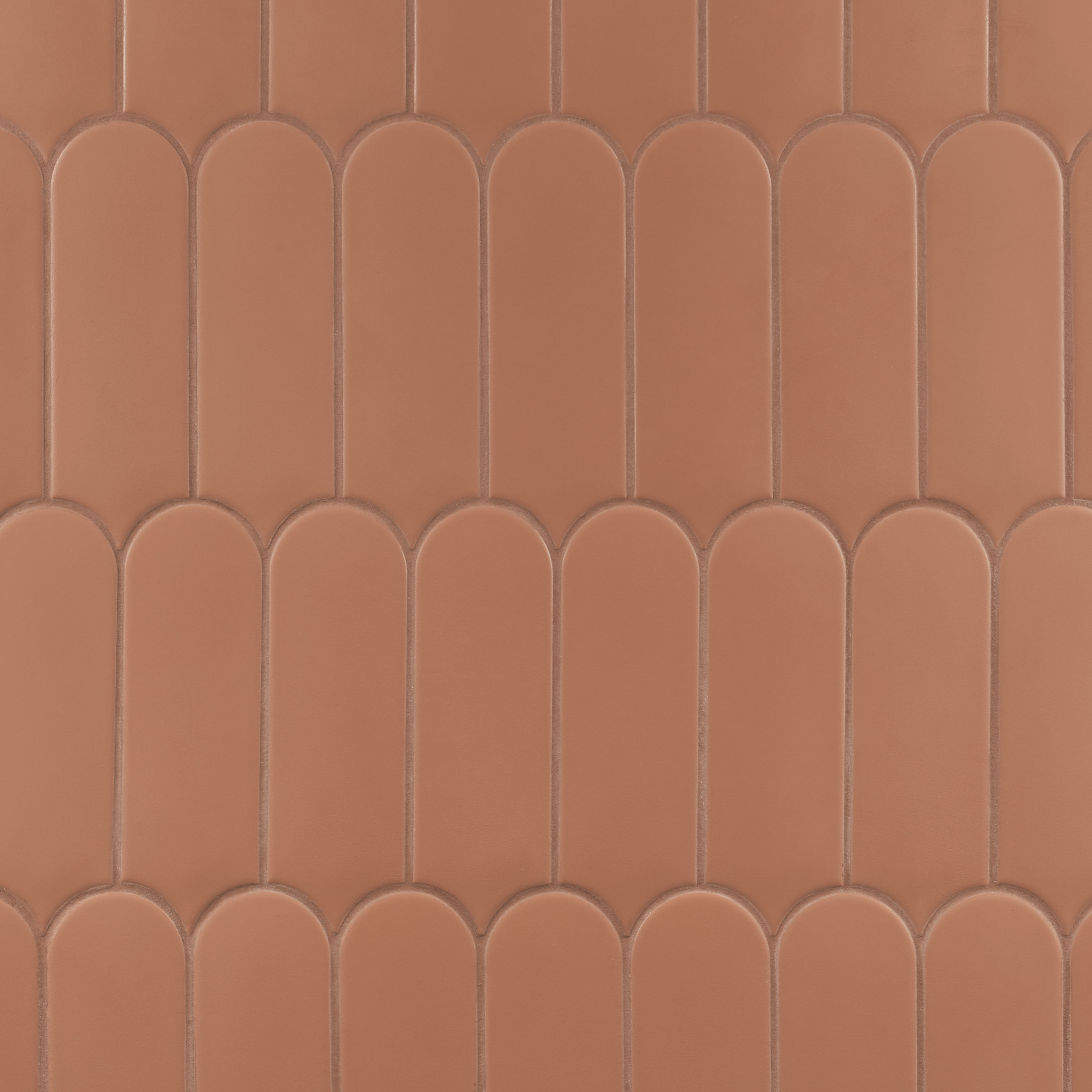 Bond Tile Airy 2.83 in. x 7.67 in. Fishscale Matte Ceramic Wall Tile (5 ...