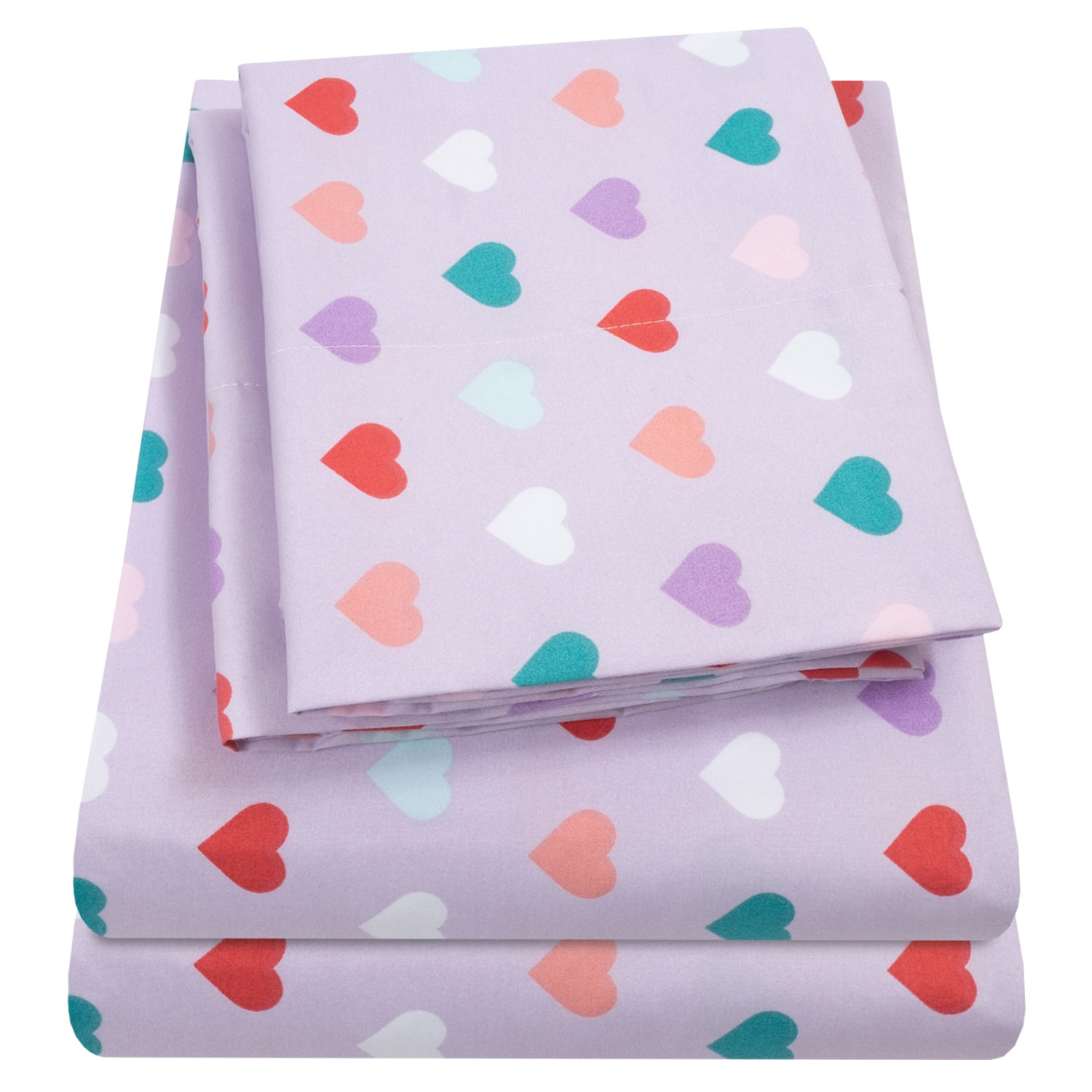 Sweet Home Collection Kids' Printed Bright & Fun Microfiber Sheet Sets ...
