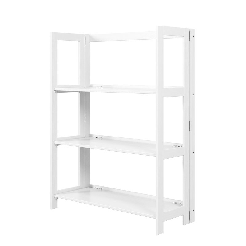 Latitude Run® Solid Wood 4 Shelf Folding Bookcase | Wayfair
