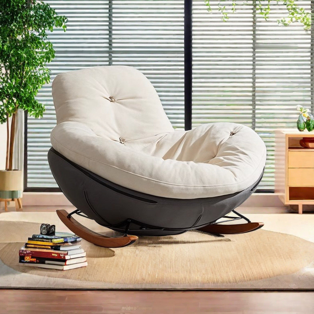 SUPROT Asymmetrical Design Rocking Chair Rocking Chair | Wayfair