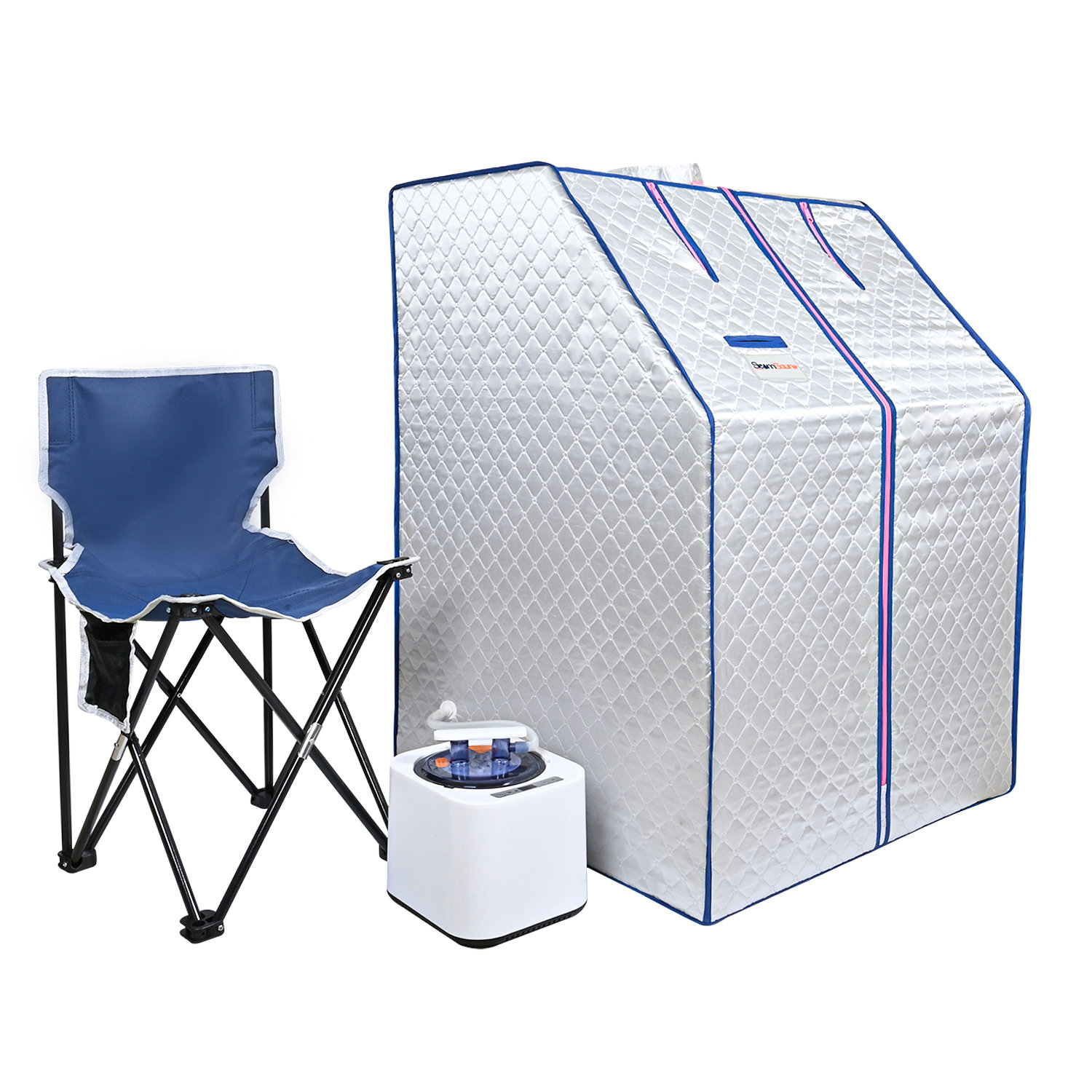 HOSAUNA Portable Steam Sauna Tent with Remote Control 2L Steamer for ...