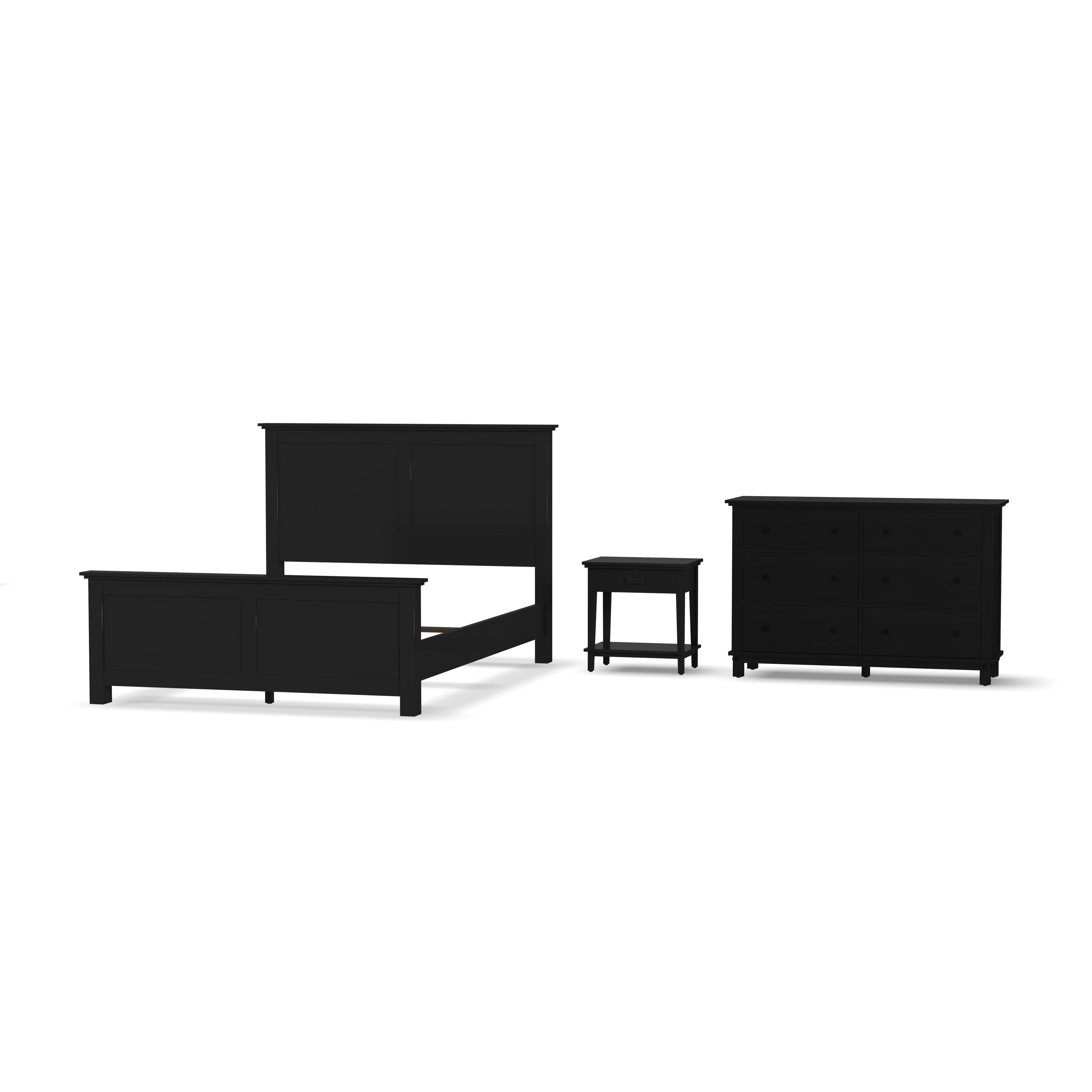 Lark Manor™ Aliyia Solid Wood Standard 3 Piece Bedroom Set & Reviews ...
