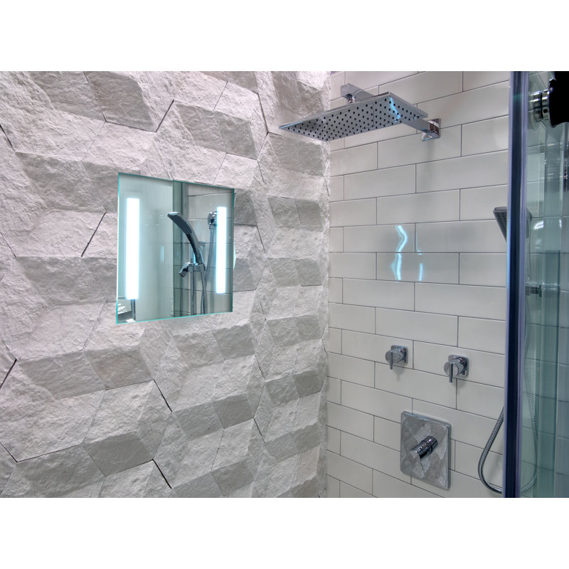 ClearMirror ShowerLite Fog Free Shower Mirror | Wayfair