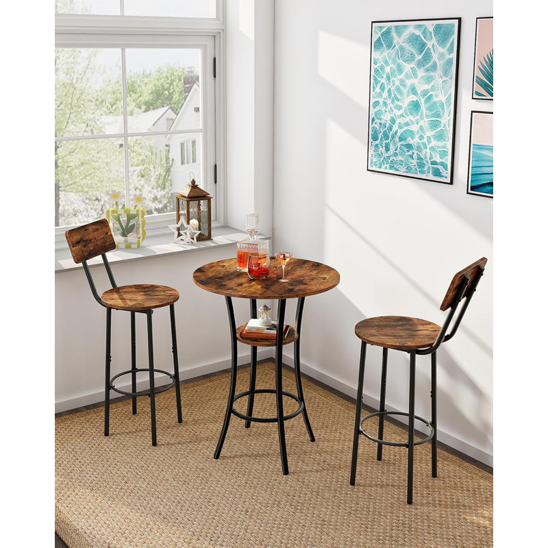 17 Stories 2-Tier High Top , Counter Height Dining Table, For Bistro ...