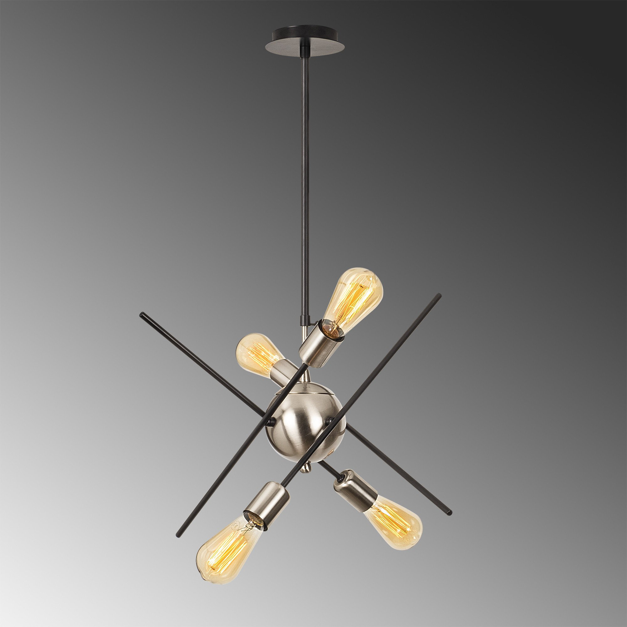 East Urban Home Felicia 4 - Light Unique / Statement Bulb Pendant | Wayfair