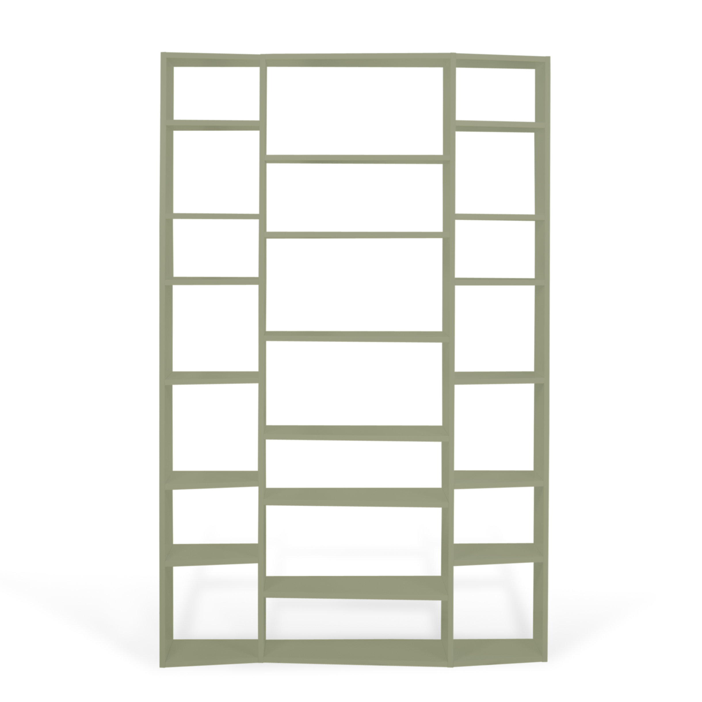 Temahome Valsa 88" H x 57" W Geometric Bookcase & Reviews | Wayfair