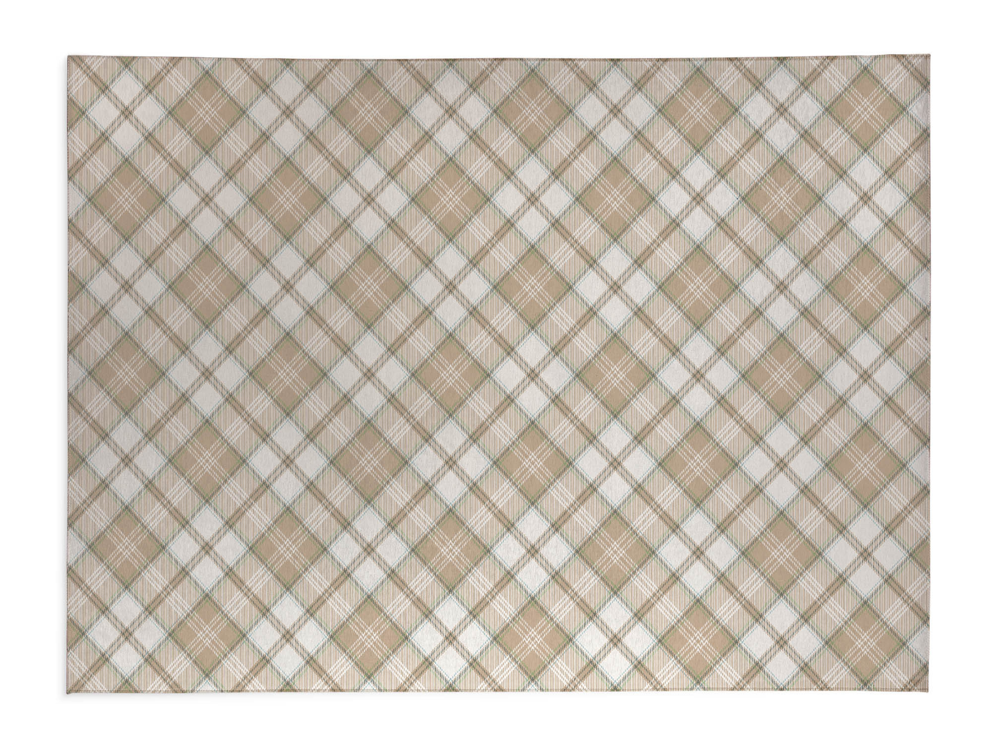 Christopher's Corner Diamond Plaid Office Mat | Wayfair