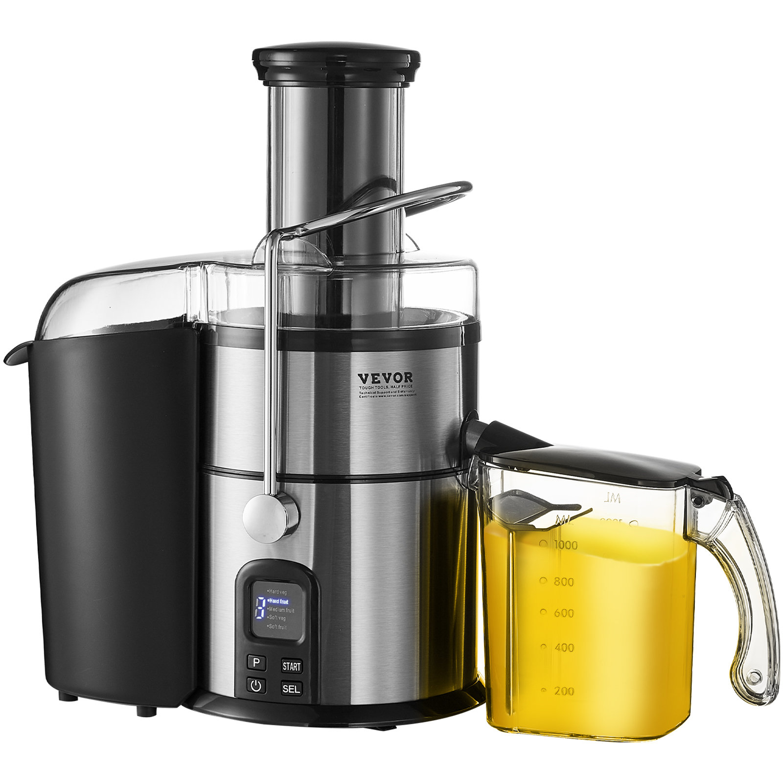 VEVOR 850W 5 Speed Centrifugal Juice Extractor Juicer Machine & Reviews ...