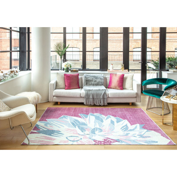 Elizabeth Sutton Collection Maisie Modern Love Dahlia Area Rug | Wayfair