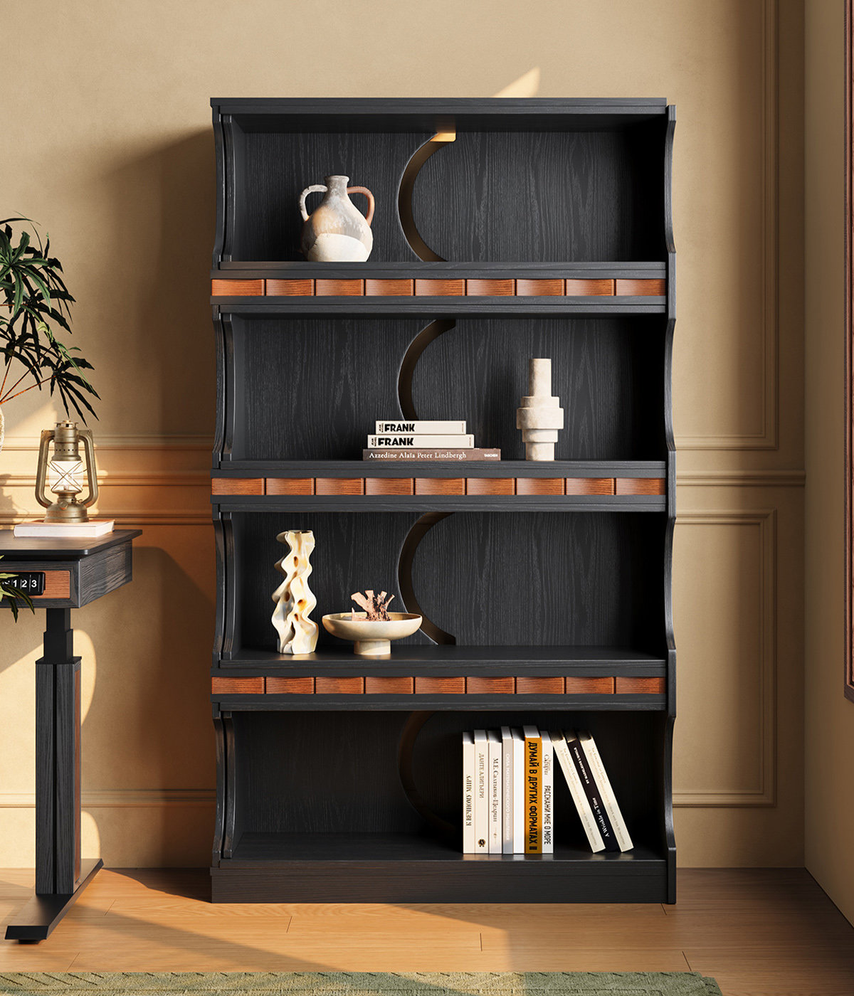 Wildon Home® French-Style Retro Retractable Corner White Waxwood ...