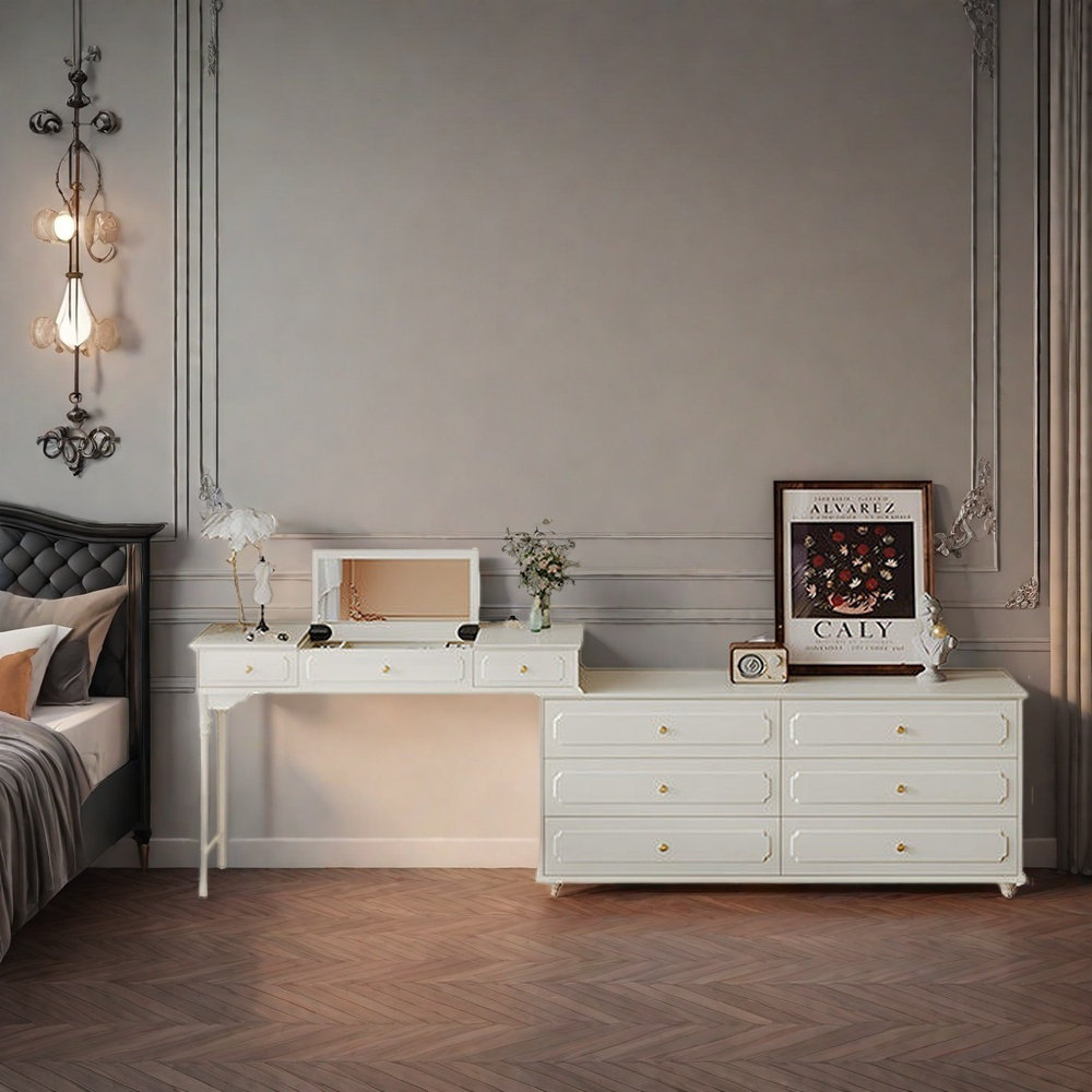 marlao Vintage Style Clamshell Dresser - Wayfair Canada