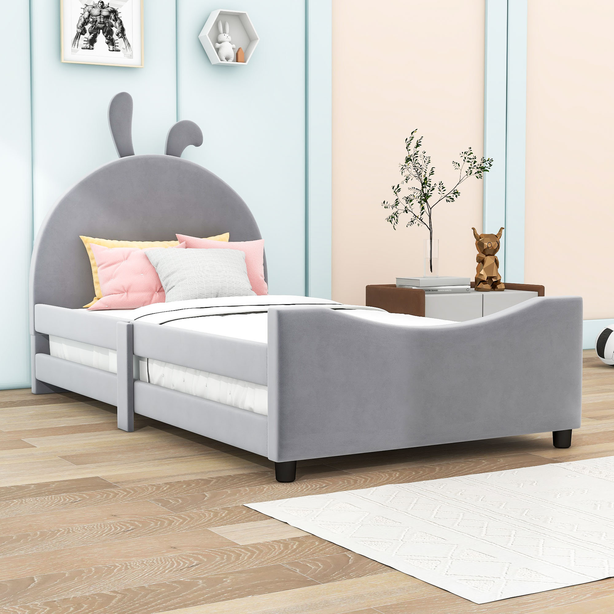 Ivy Bronx Layleen Upholstered Youth Beds Bed | Wayfair