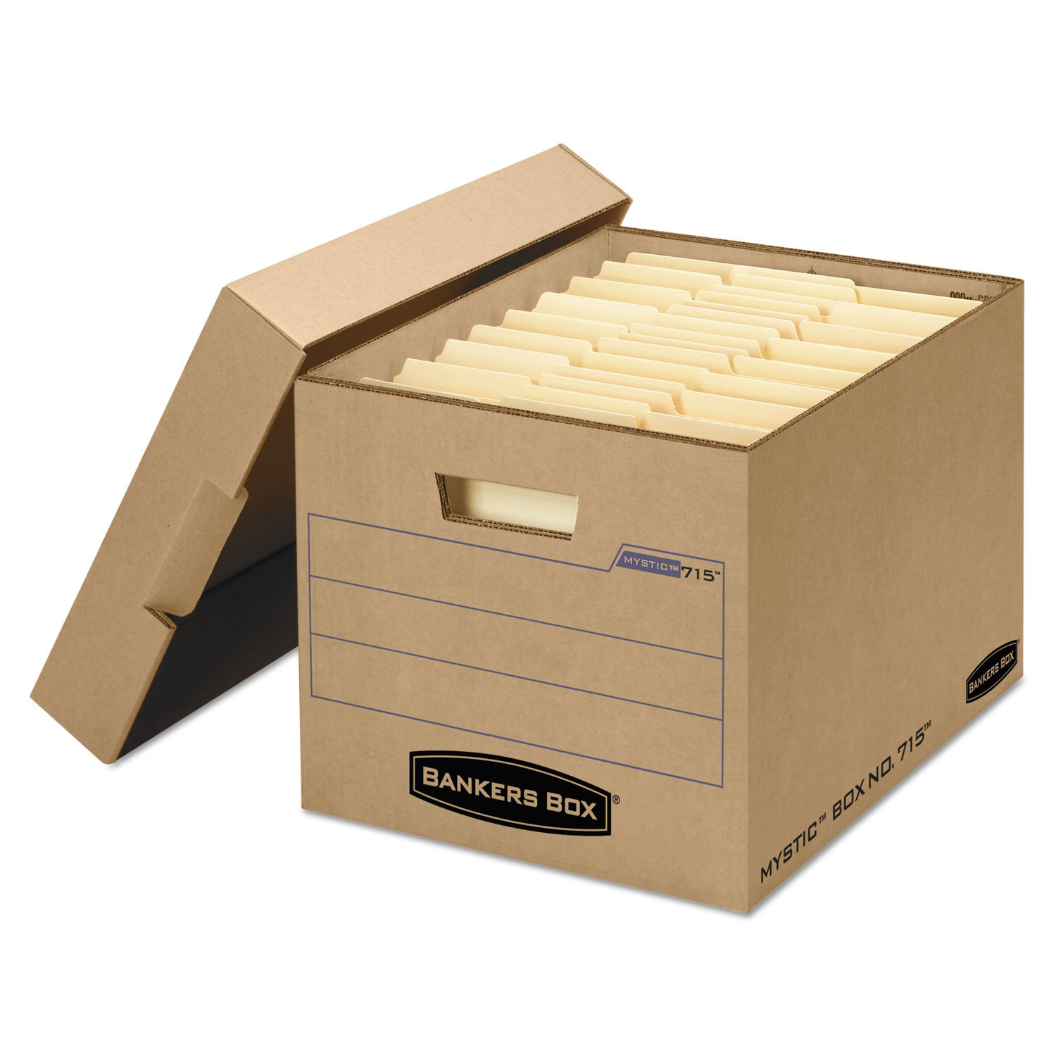 Bankers Box® Filing Storage Box with Locking Lid, Letter/Legal, Kraft ...