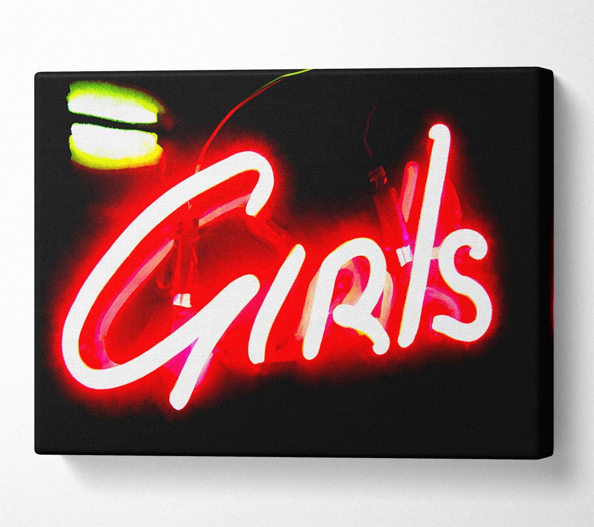 Isabelle & Max Neon Girls Sign - Wrapped Canvas Art Prints | Wayfair.co.uk
