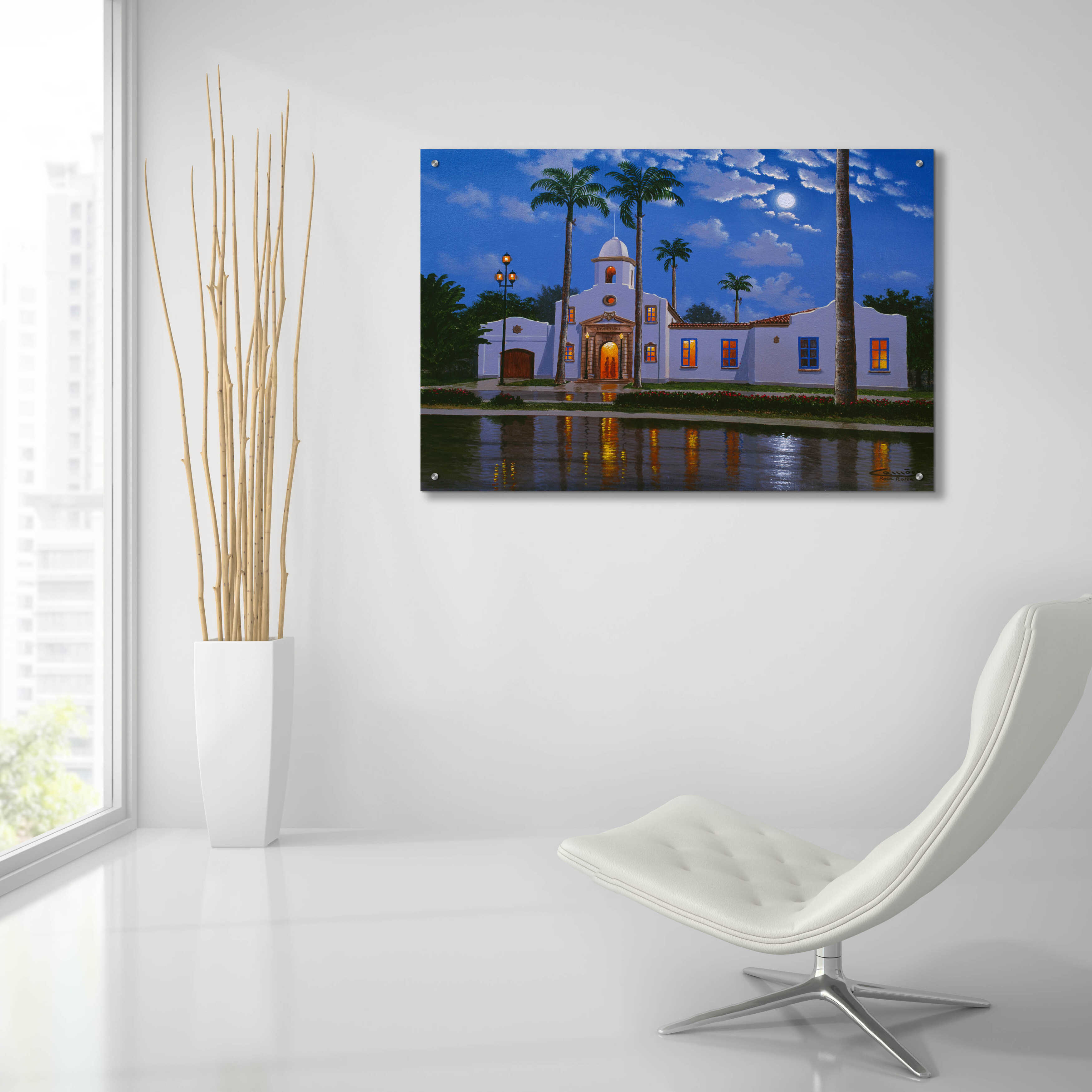 Red Barrel Studio 'Boca Raton Town Hall, FL' by Eduardo Camoes, Acrylic ...
