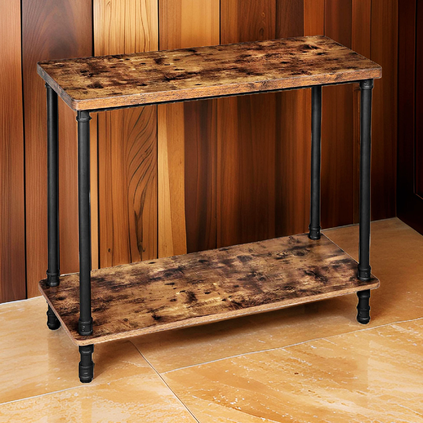 Red Barrel Studio Console Table With Open Bottom Shelf | Wayfair