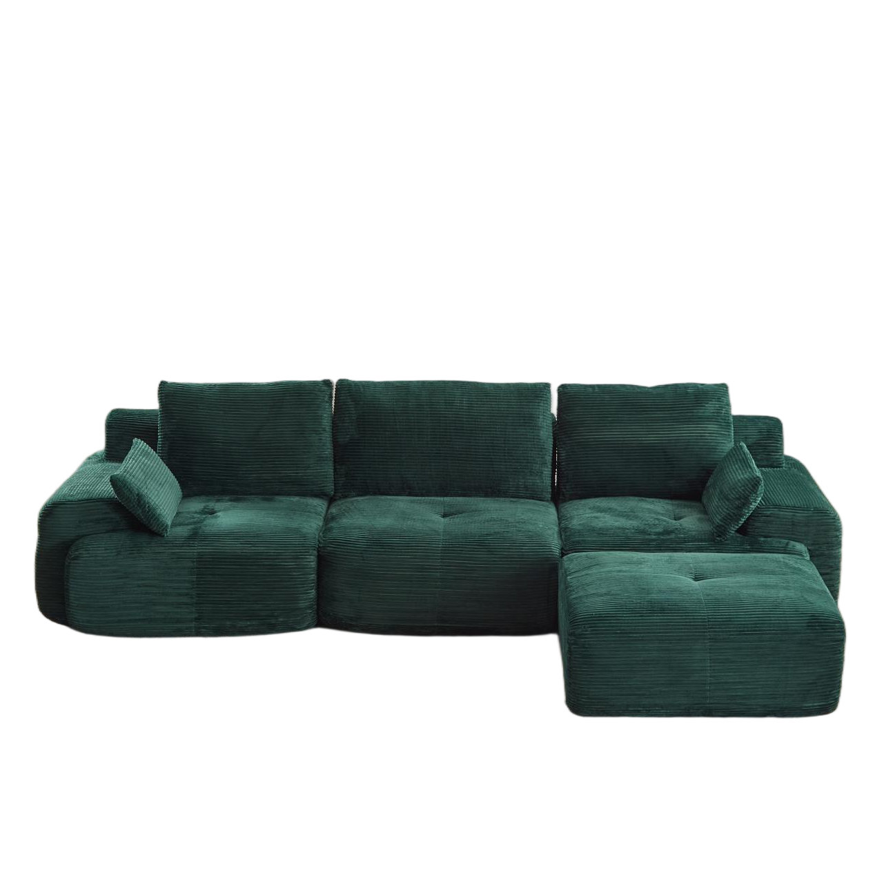 Latitude Run® Modern Memory Foam Compressed Sofa,Large Sectional ...